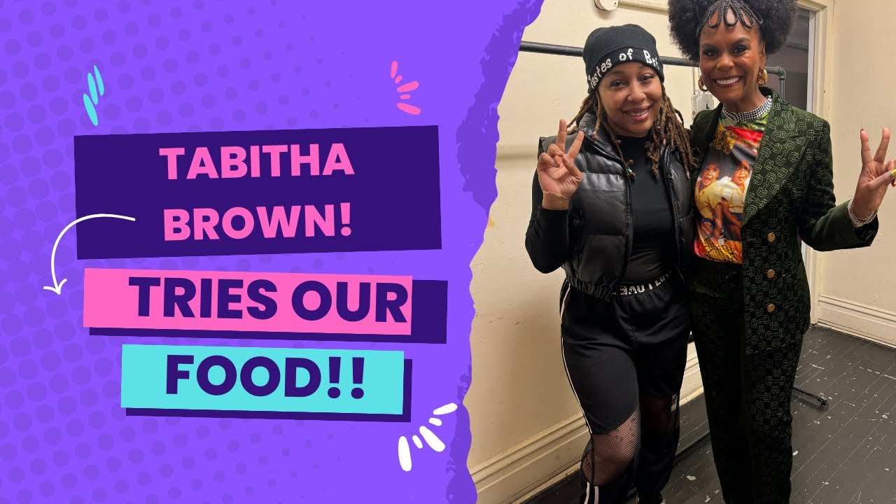 Tabitha Brown Tries Our Food - For Her Chicago Book Tour - YouTube