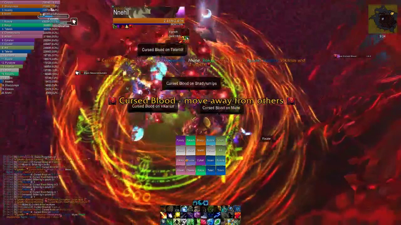 The Outcasts vs Il'gynoth - Emerald Nightmare Mythic - YouTube