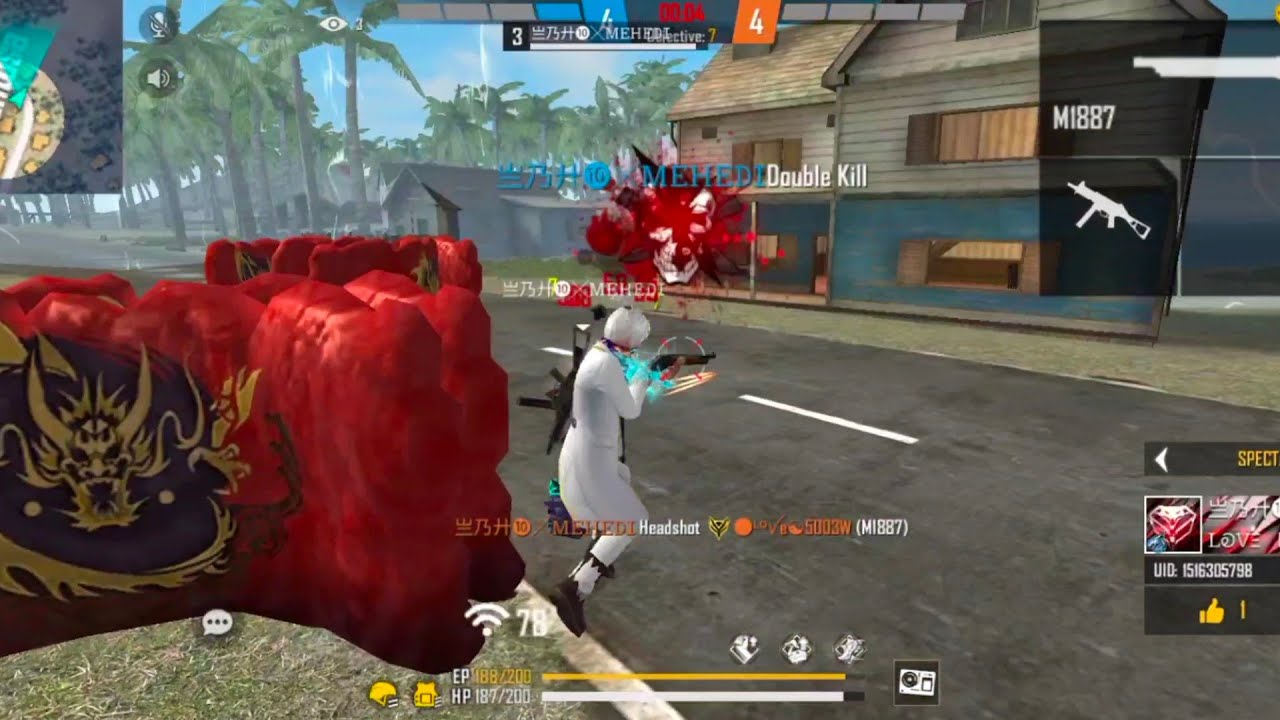 1 VS 2 Custom Room Free Fire Video - YouTube