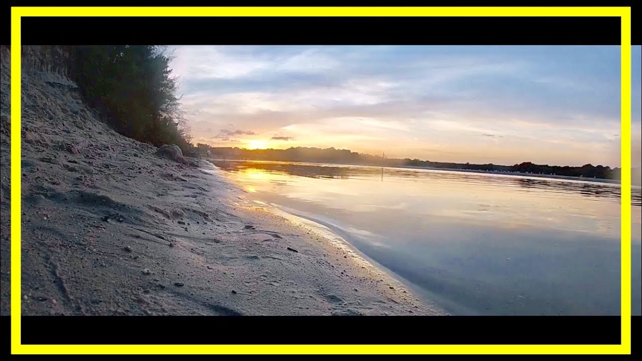 Amazing sunset at beach!!! [beach day Adventure] - YouTube