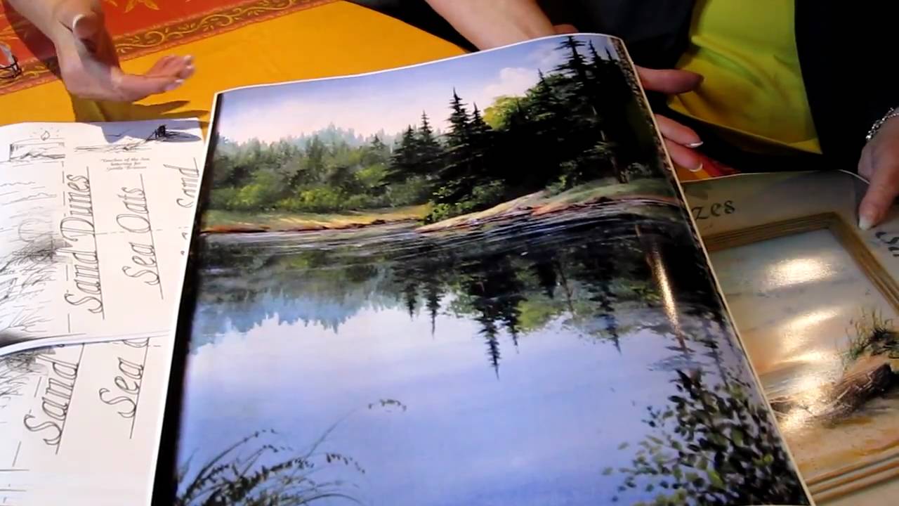 Stage 2011 de peinture décorative de Ros Stallcup en France - YouTube