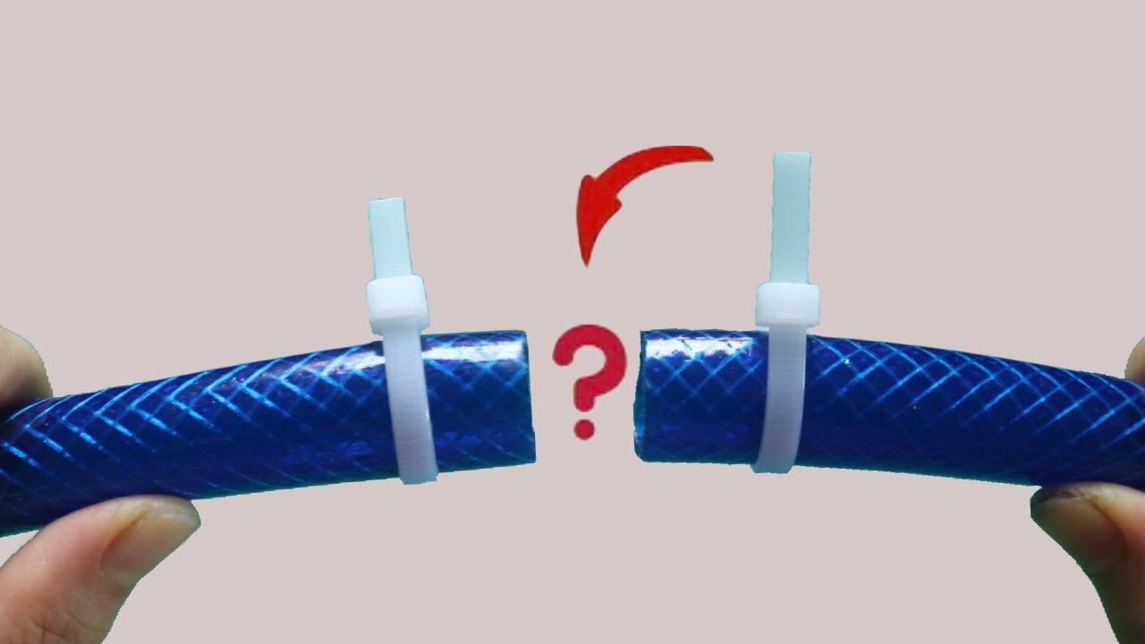Great Trick To Join Two Hoses Without Going Out To Buy An Adapter - PVC ...