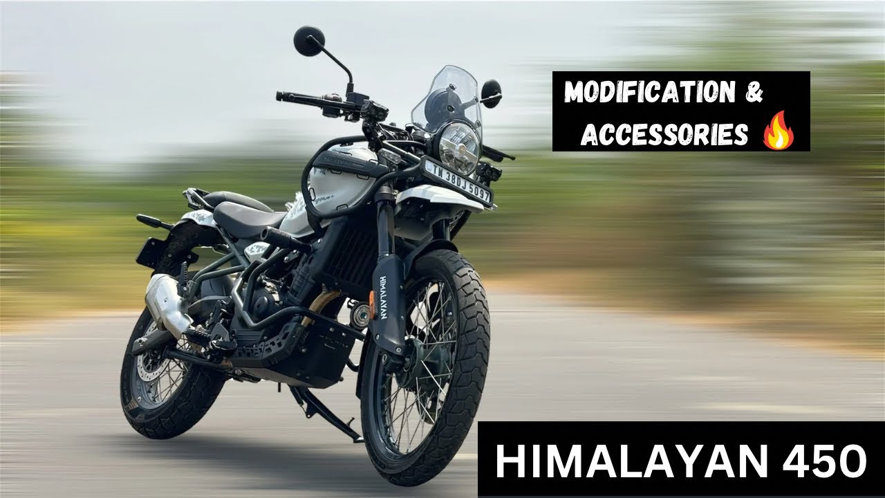 Himalayan 450😍 | Review & Modification 🔥| Accessories 🤩 | Royal Enfield ...