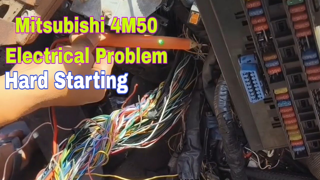 Mitsubishi 4M50 Hard Starting how to Solve - YouTube