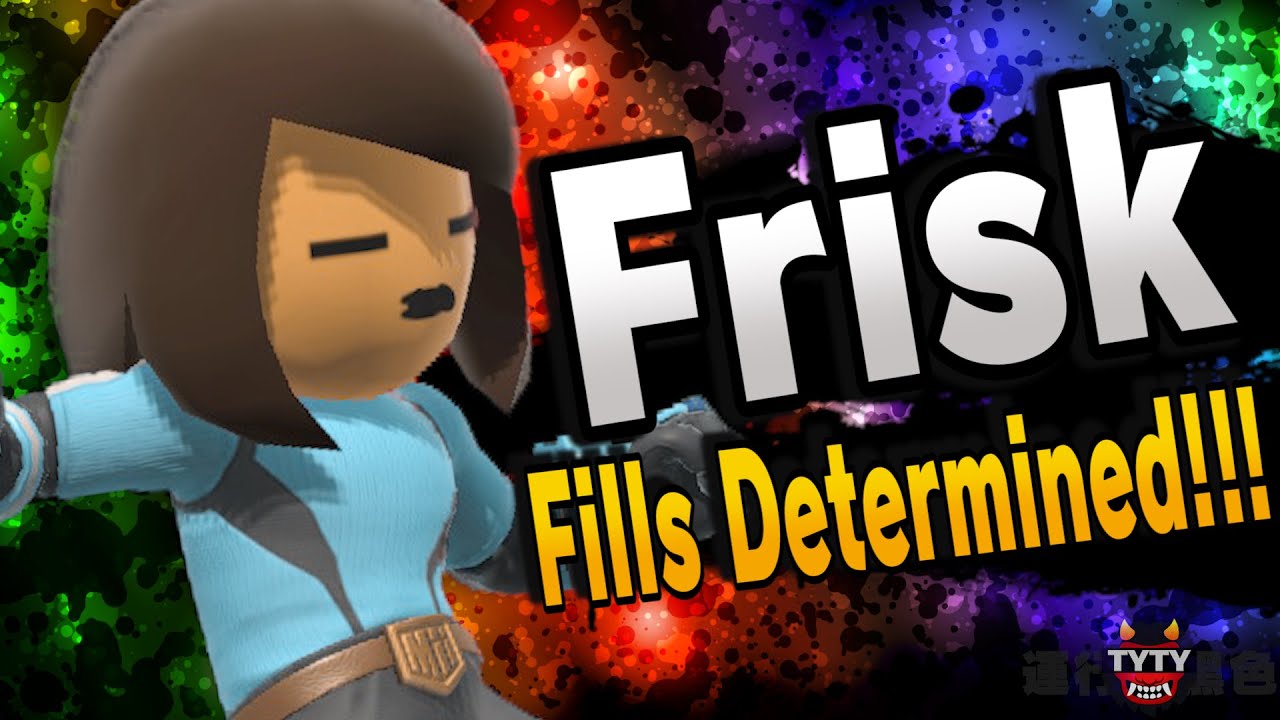Super Smash Bros. Ultimate - Frisk (Mii) Joins the Battle - (Fan-Made ...