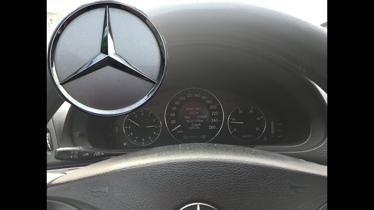 Mercedes E klasa w211 tempomat (Cruise Control)... - YouTube