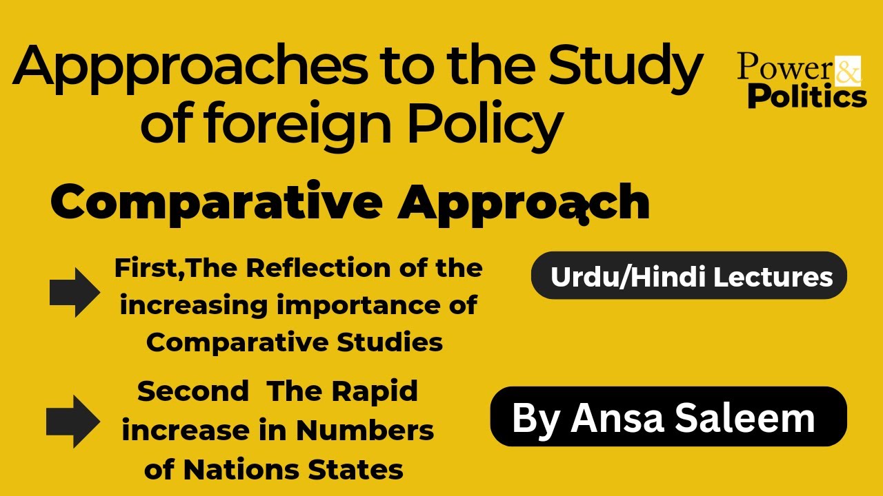 comparative approach of foreign policy concept - YouTube
