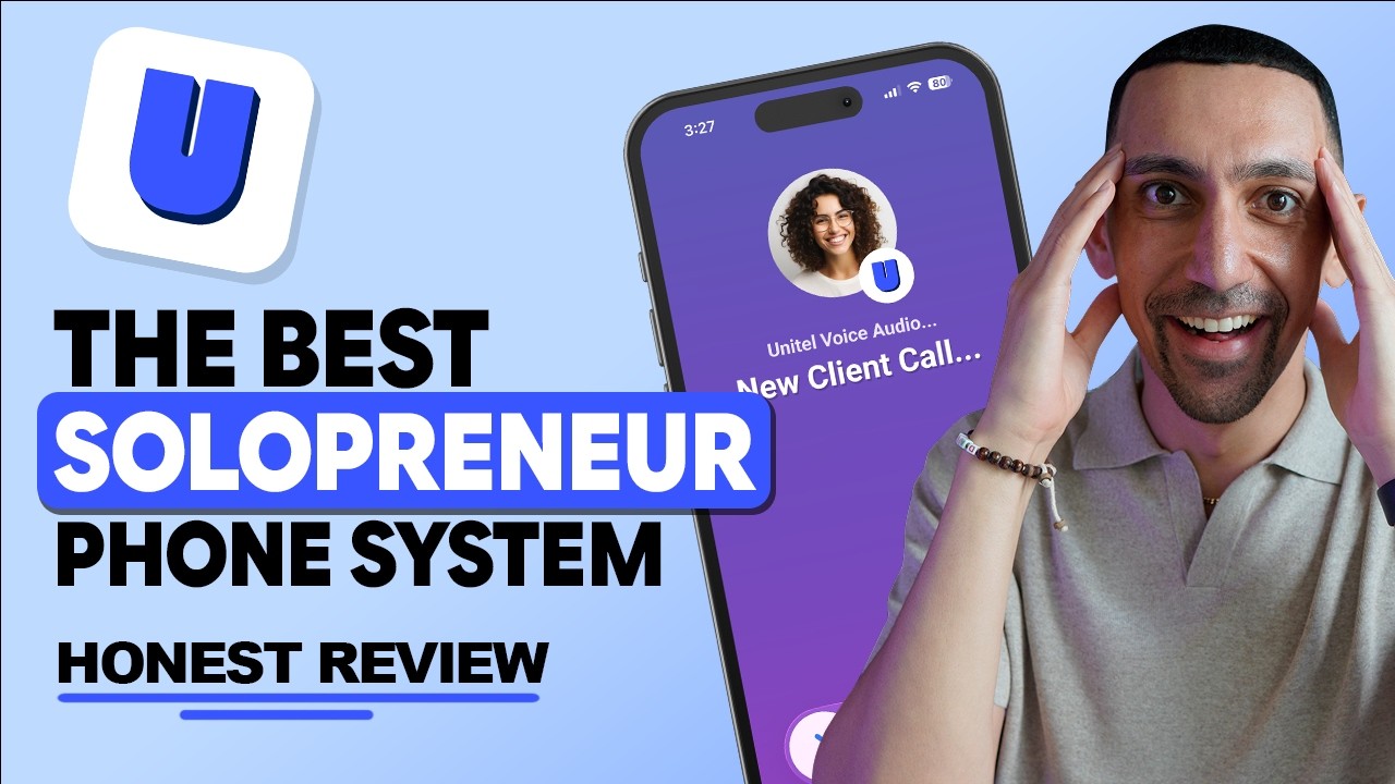 Unitel Voice Review: Best Phone System for Solo Entrepreneurs - YouTube