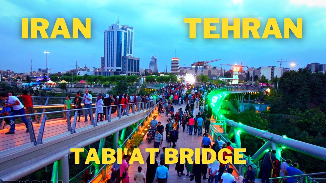 IRAN | TEHRAN 2022 - 4k walking tour on Tabiat bridge (nature bridge ...