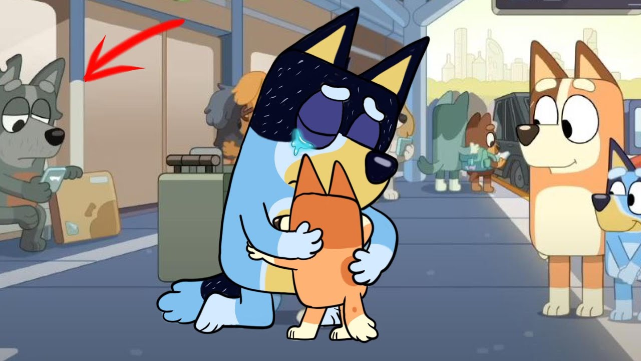 I’ll be back before you know it | Bluey and Bingo Heeler Sad Moment ...
