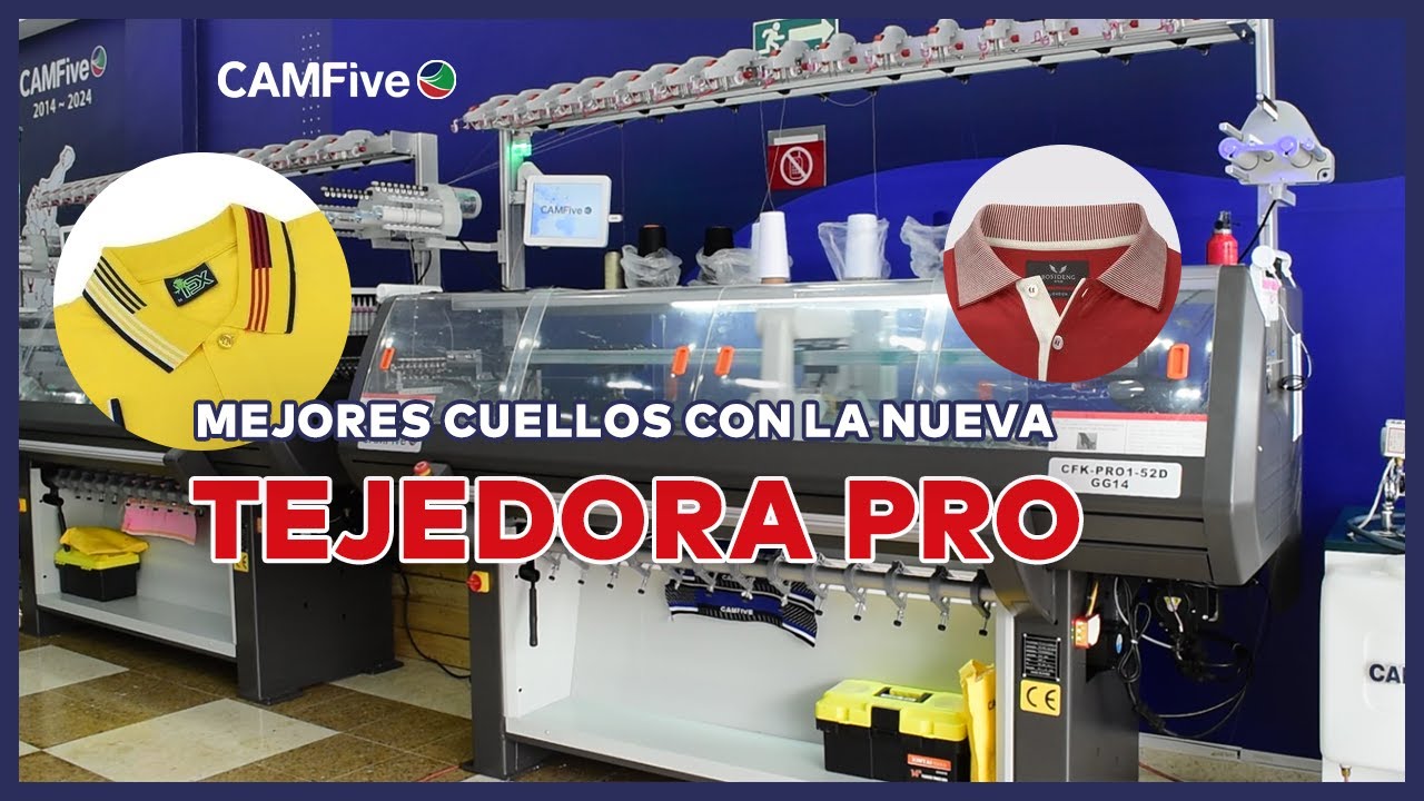 NUEVA Tejedora 2023 para cuellos, puños y accesorios - CAMFive PRO - YouTube