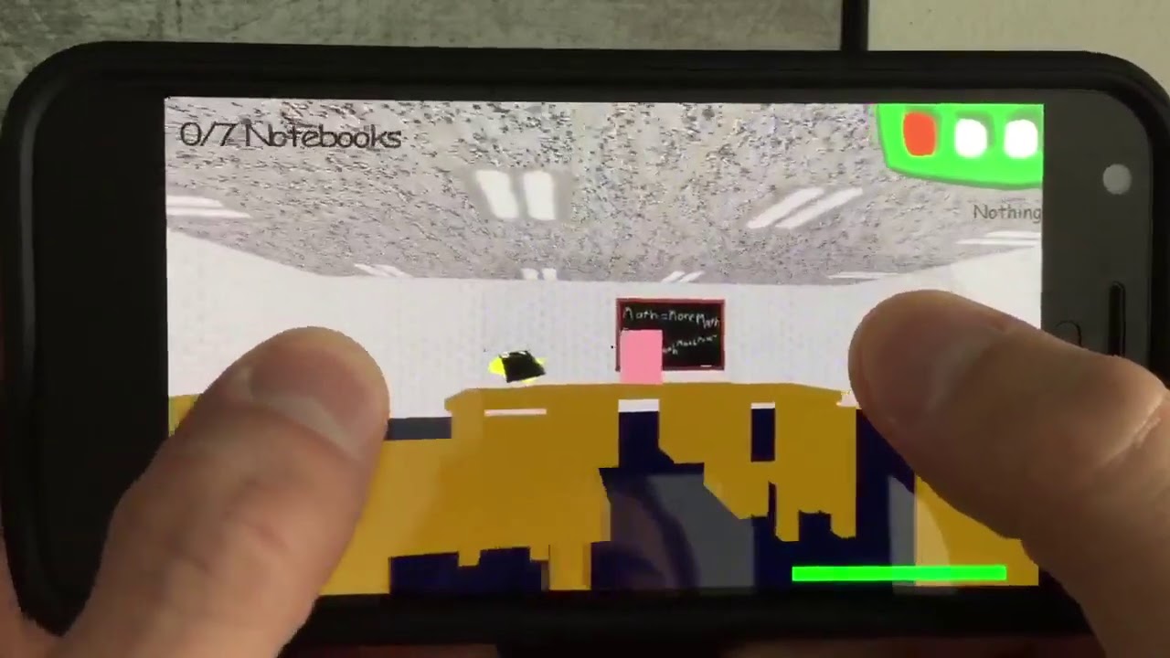 Baldi's Basics Classic IOS Test - YouTube