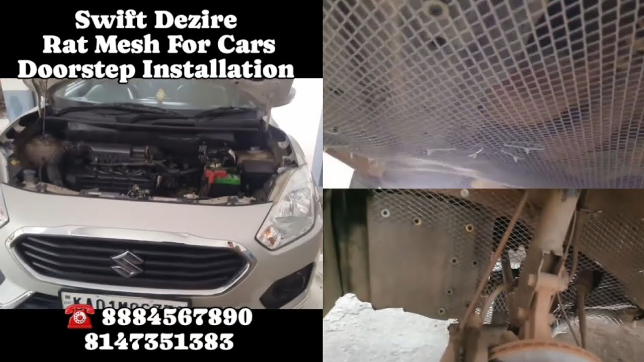 Maruti Dzire | Rat mesh for cars | Doorstep Installation | ☎️8884567890 ...