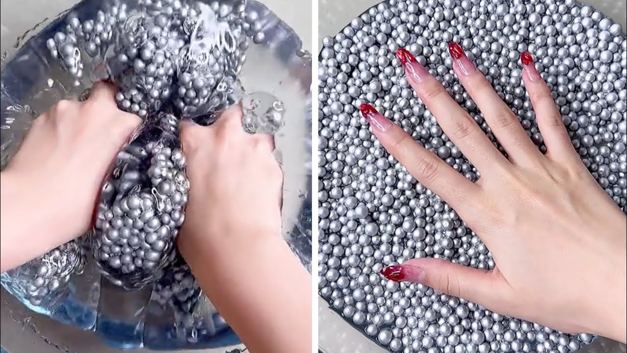 Most Relaxing and Satisfying Slime Videos #123 //Fast Version // SLM ...