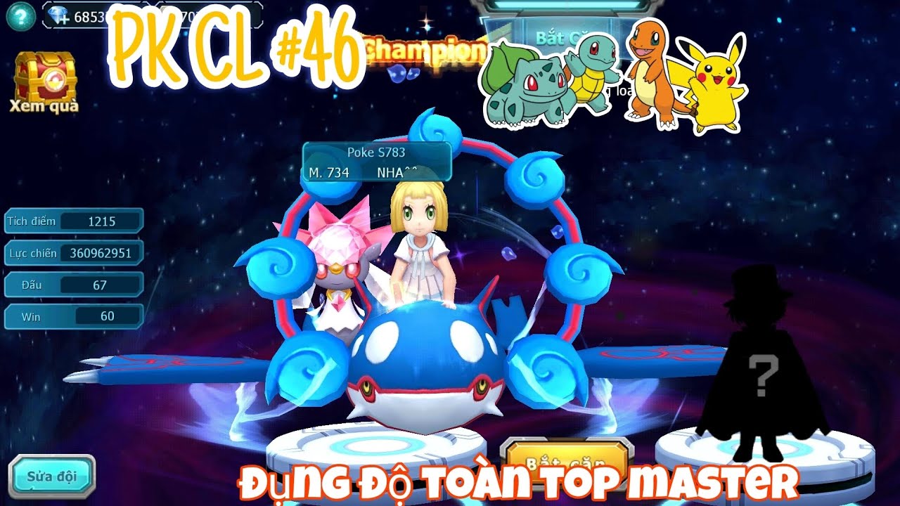 Poke đại chiến - Champions League #46: Đụng độ toàn top master... - YouTube