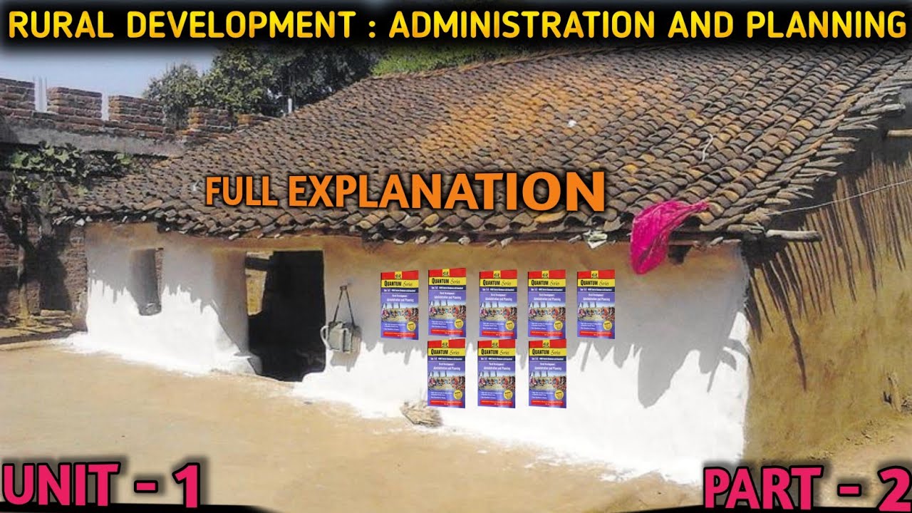 Rural Development Administration And Planning AKTU [ UNIT-1] [°°°PART-2 ...