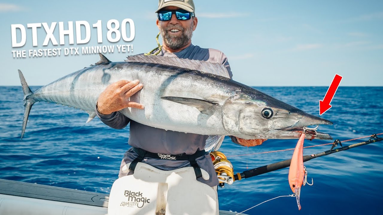 The FASTEST DTX Minnow yet | DIVING PLUG with a 4-18 knot speed range ...