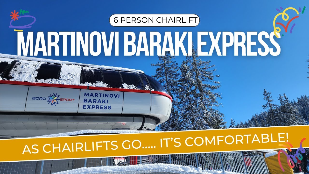 Borovets | 360° Footage | Martinovi Baraki Express | Jan 2024 - YouTube