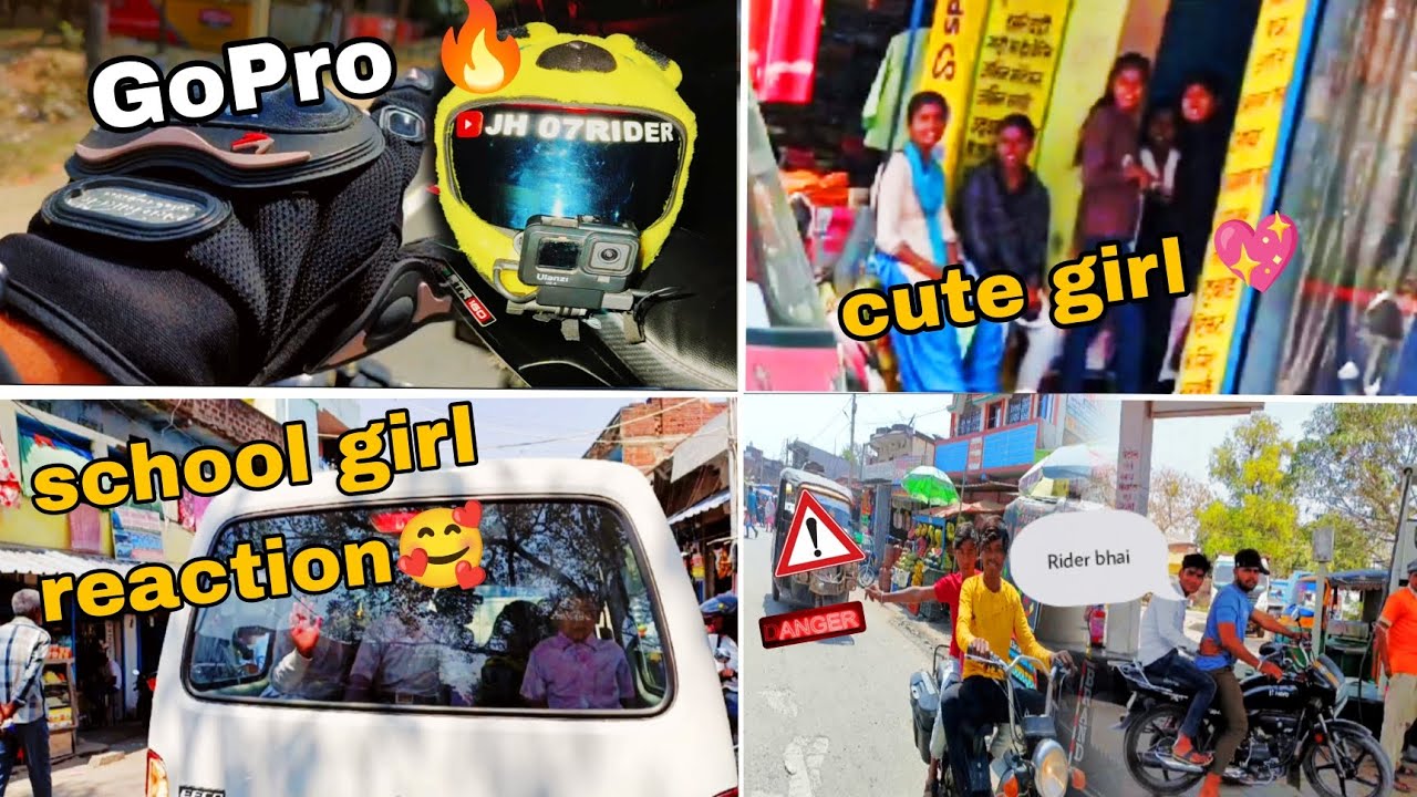GoPro reaction 💖 school girls reaction vlog#gopro #school #girl # ...