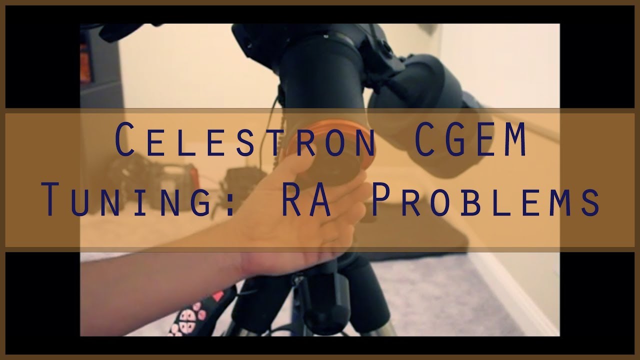 Celestron CGEM Tuning: RA Axis Balance Problems - YouTube