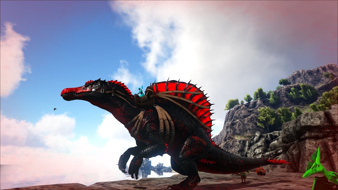 ARK Mod Eternal #7 Tuỳ Bắt Spino Lửa Đem Đi Đánh T-Rex Và Cái Kết Chạy ...
