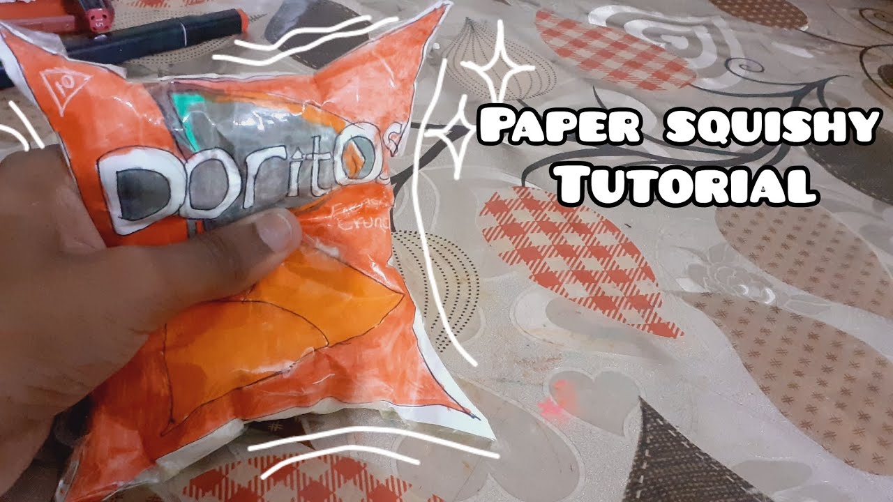 Easy paper squishy tutorial/Doritos paper squishy#squishmallows #squishy @Ayeshaartwork112 - YouTube