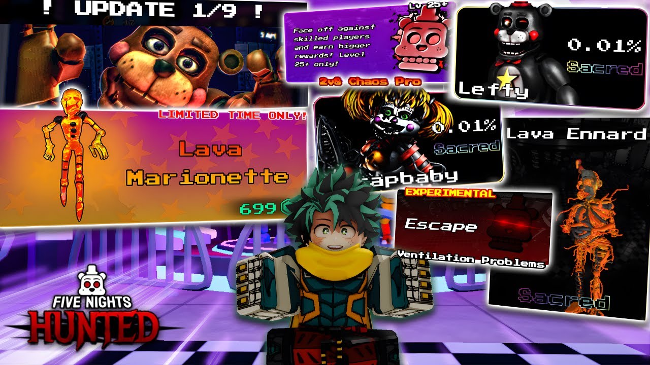 This Is How The NEW FNAF 6 Five Nights Hunted Update Looks Like! (NEW ...