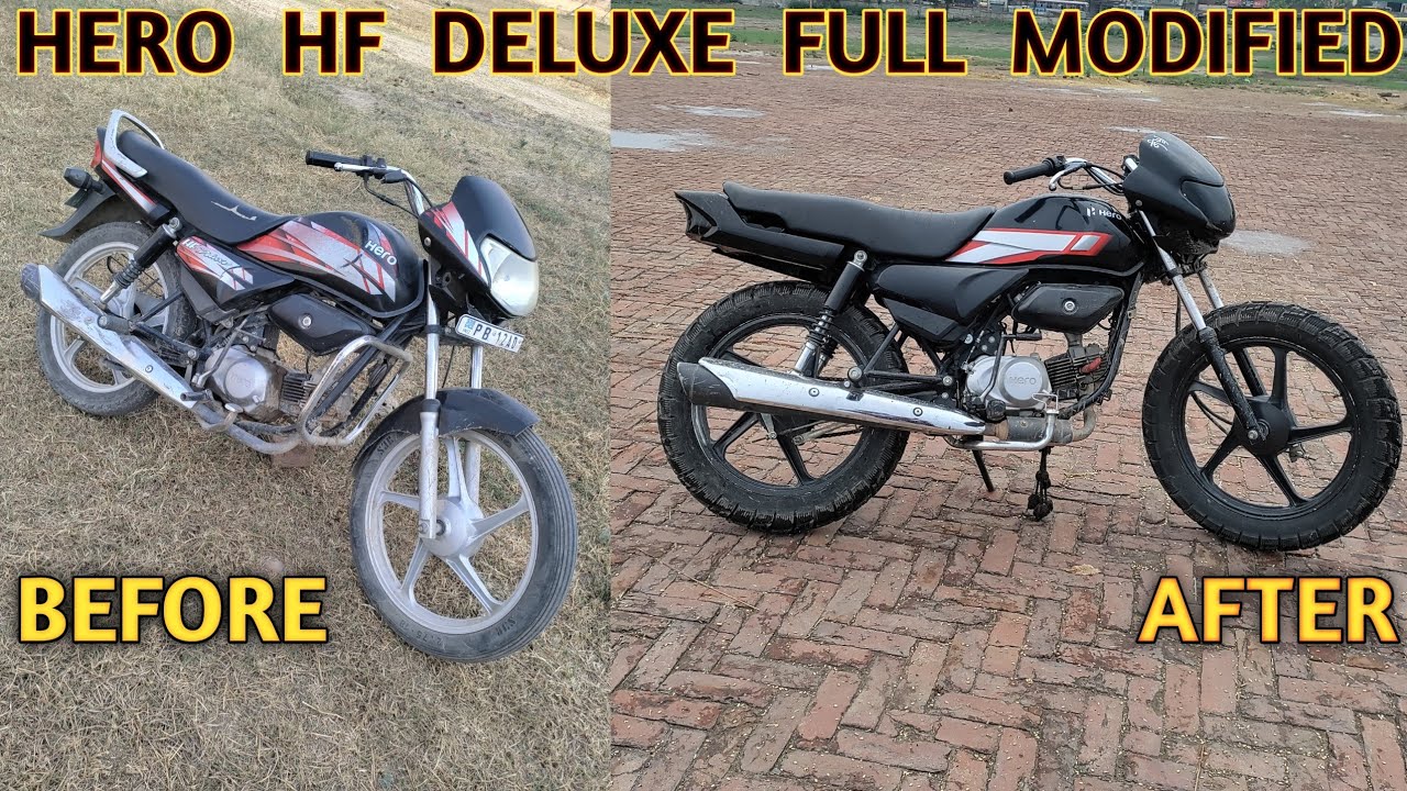 Hero HF Deluxe Fully Modified 🔥| Best Modified HF Deluxe | HF Deluxe ...