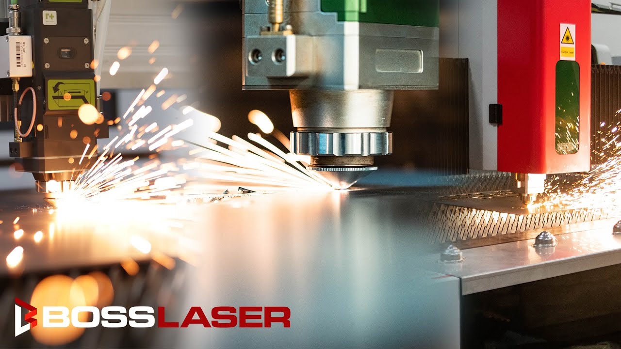 Bosslaser FC Fiber Laser Metal Cutters - YouTube