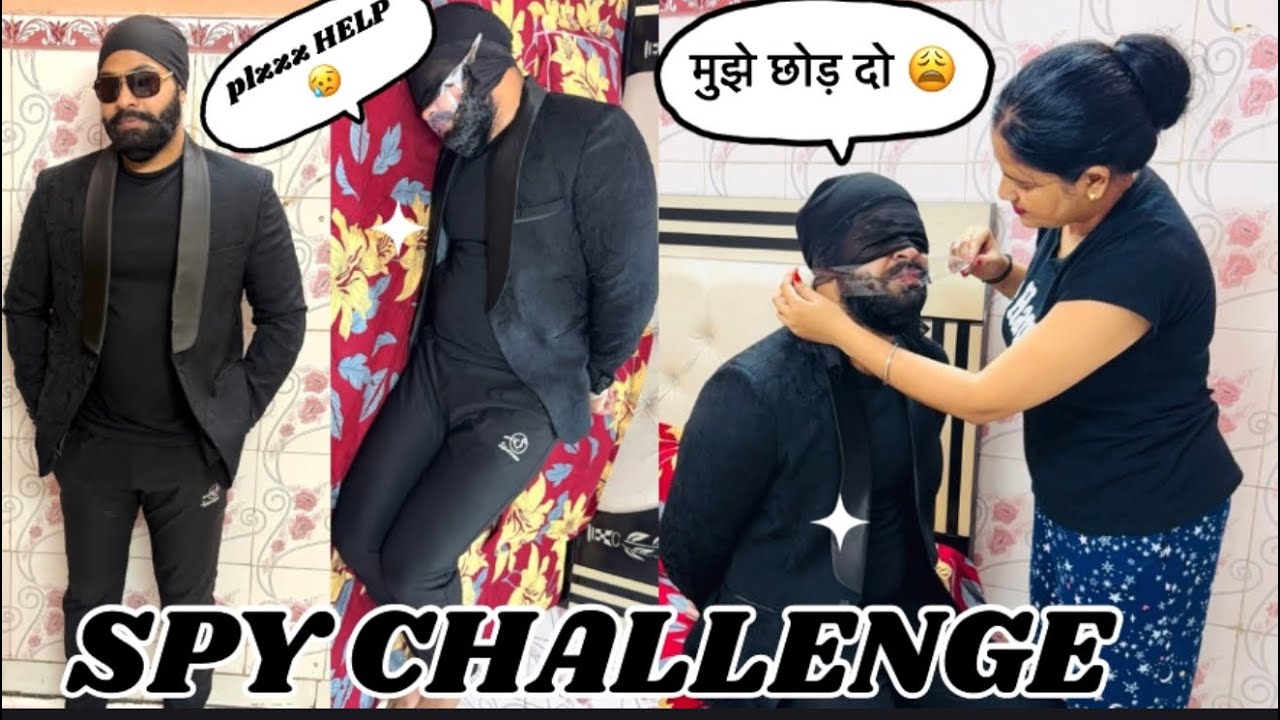 SPY CHALLENGE😱| SPY ESCAPE CHALLENGE 😨| NINJA DUCT TAPE ESCAPE ...
