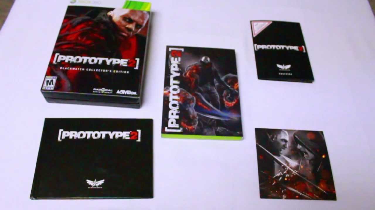 Unboxing: Prototype 2 Blackwatch Collector's Edition - YouTube