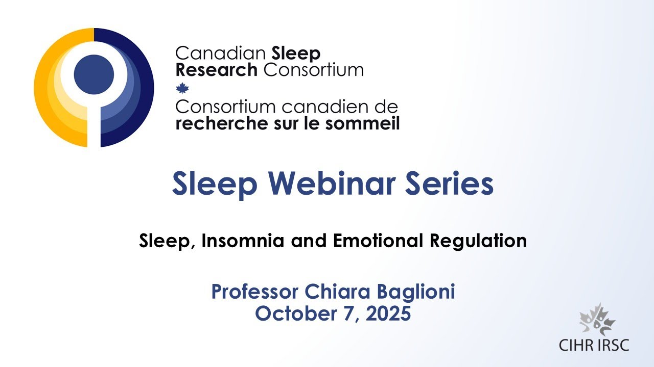 Sleep Insomnia and Emotion Regulation - YouTube