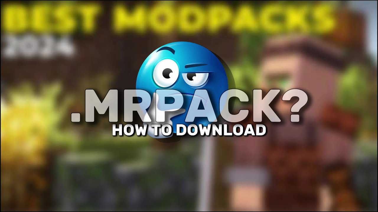 How to use .mrpack files (in 1minute) - YouTube