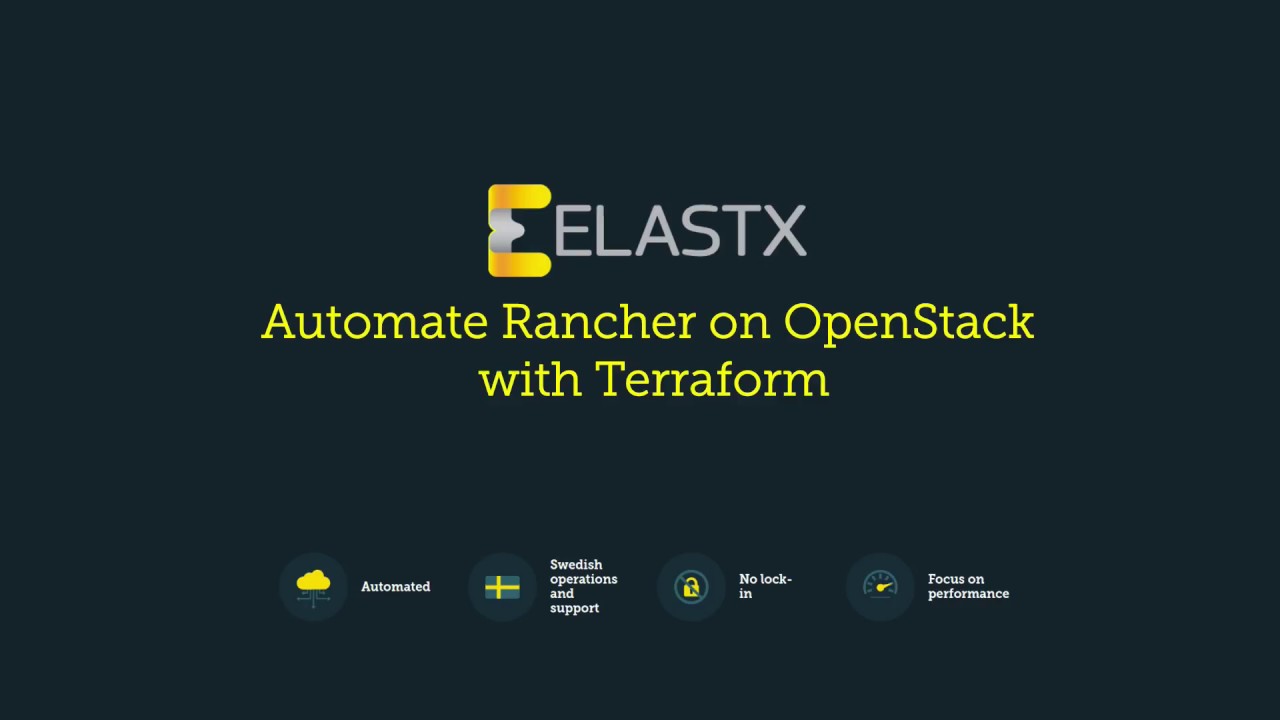 Automate Rancher on OpenStack with Terraform - YouTube