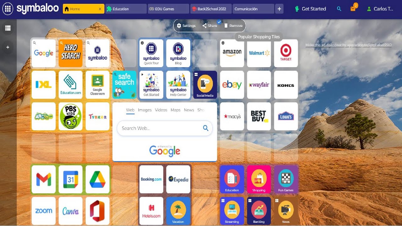 Tutorial sobre Symbaloo. Aplicación educativa, personal y profesional ...