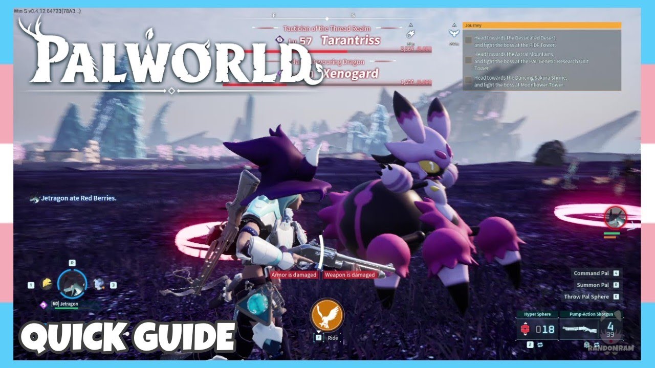 *New Pals* Where To Catch Alpha Tarantriss In Palworld *Feybreak Update ...