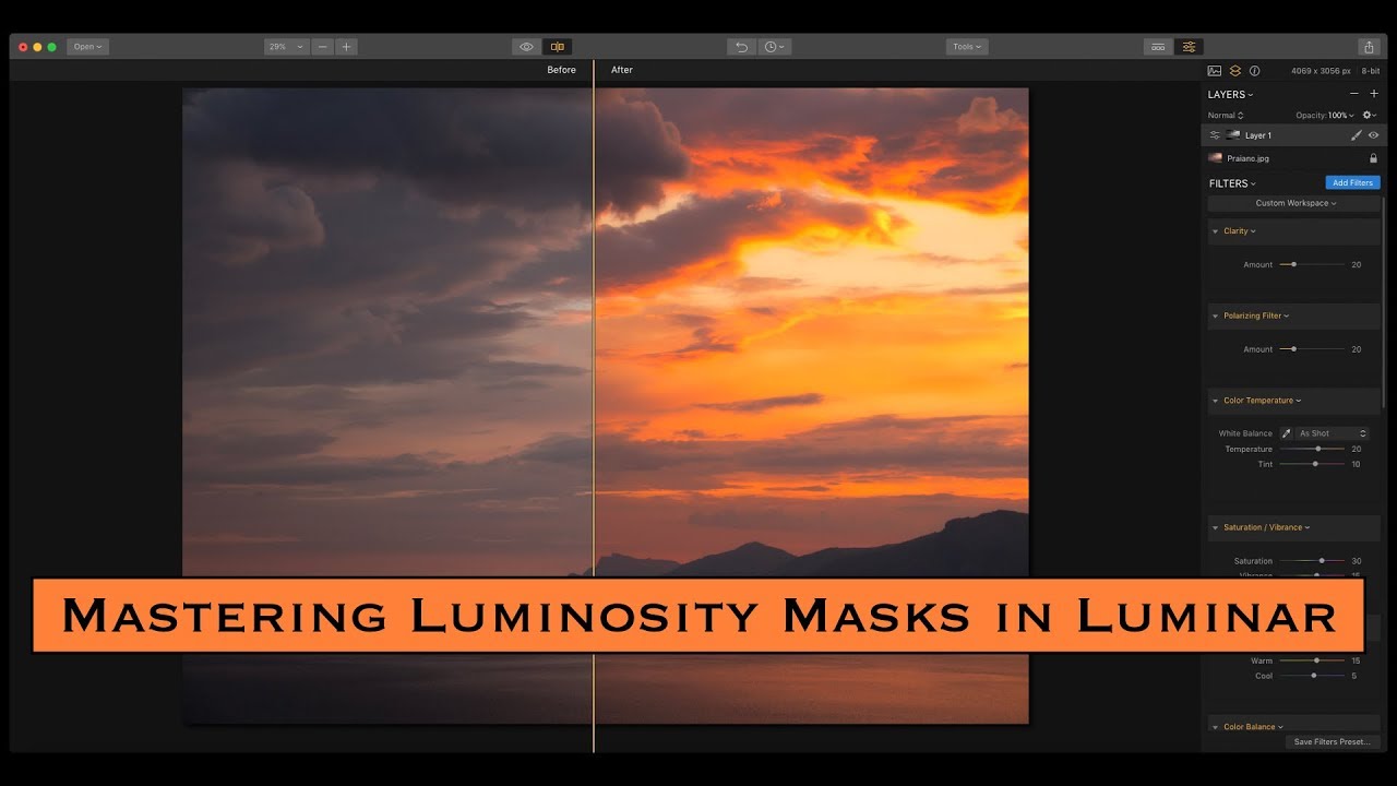 Mastering Luminosity Masks in Luminar - YouTube