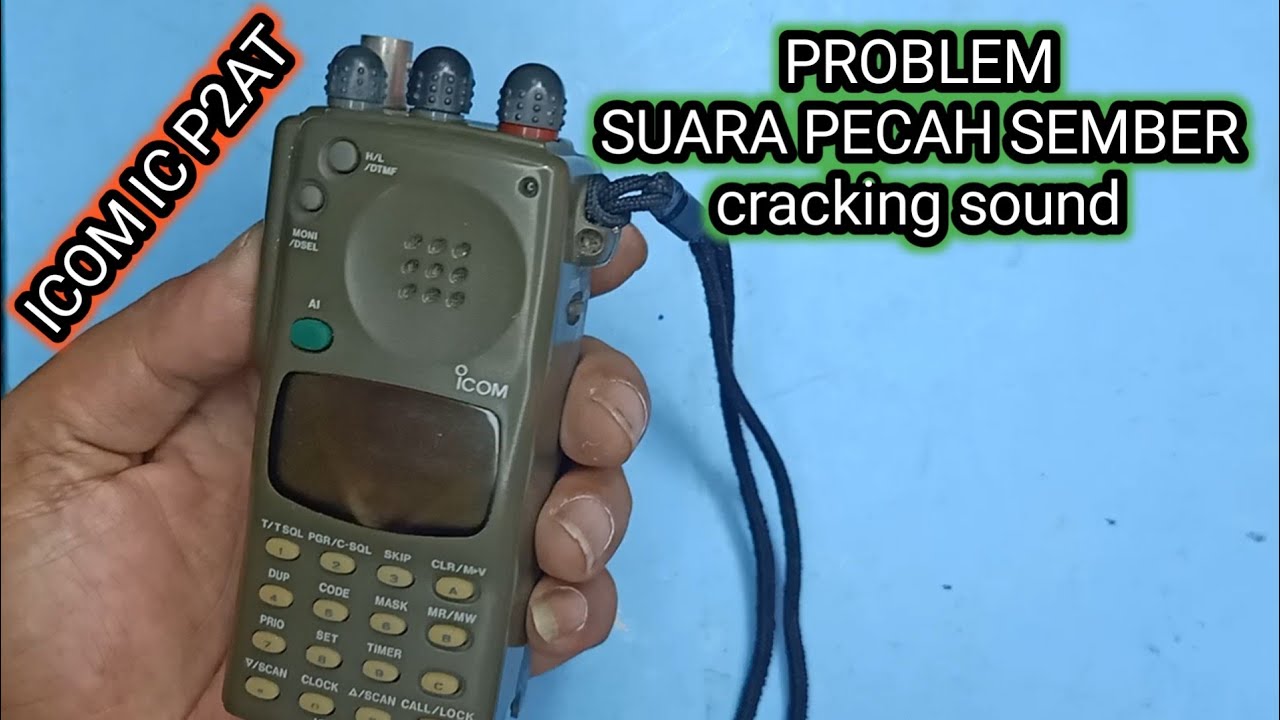 icom ic p2at Tx Rx bermasalah@WElektronik - YouTube