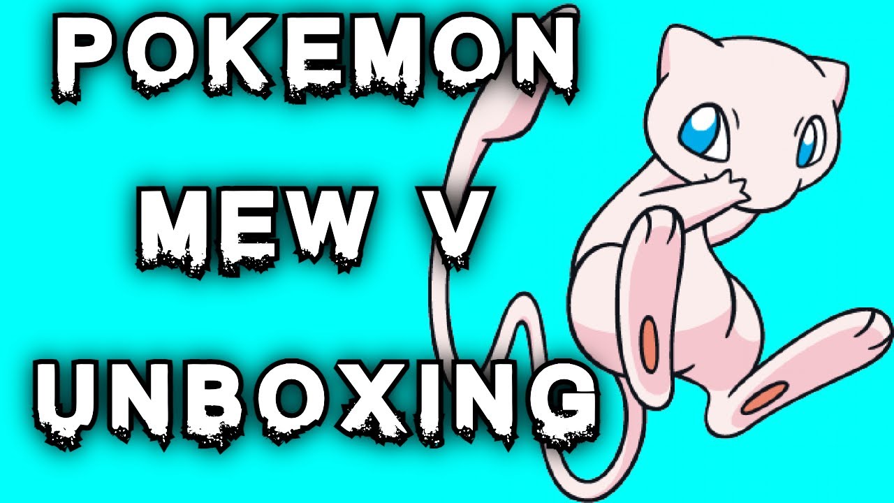 THESE CARDS ARE SO COOL! | Pokemon Mew V | Mini Tin Unboxing - YouTube