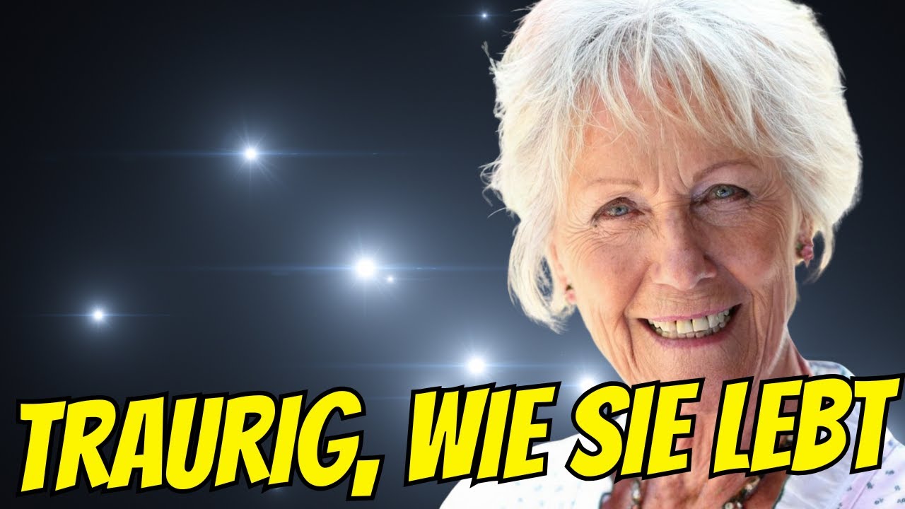 😥 EDITH PROCK ist jetzt fast 75 Jahre alt und wie sie lebt, ist traurig ...