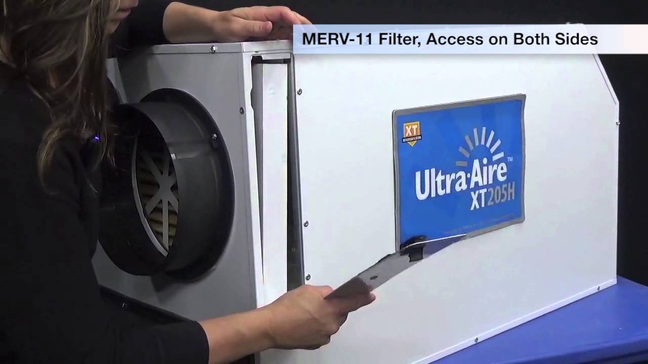 Ultra-Aire XT205 Whole House Ventilating Dehumidifier - YouTube