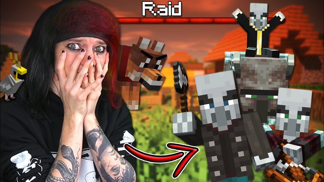 I Got RAIDED... It was a DISASTER! (Minecraft Part 3) - YouTube
