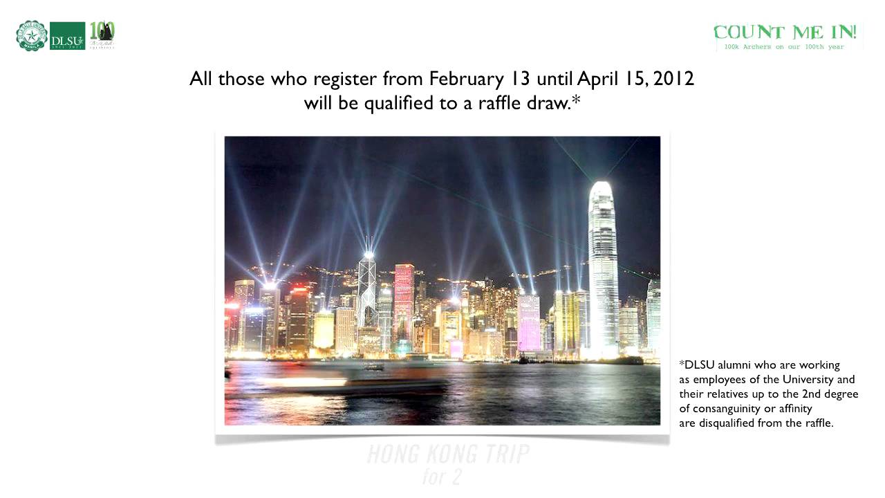 DLSU Count Me In Campaign - YouTube