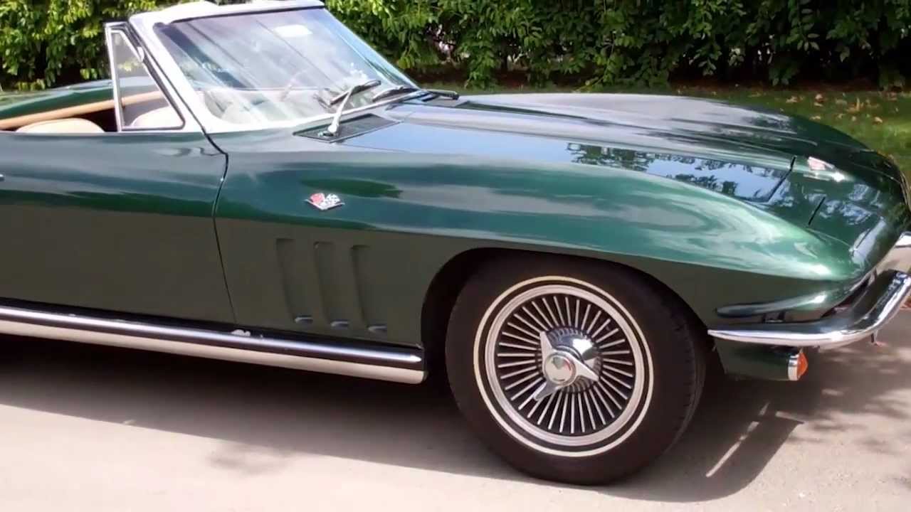 SOLD C2 1965 Green 327 365hp 4-Speed Corvette 4 for sale by Corvette ...
