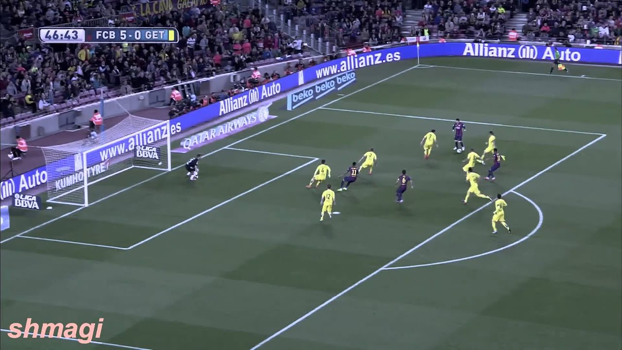 Messi Goal vs Getafe - YouTube
