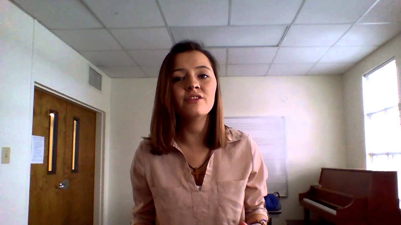 Elizabeth Grace Kopacz Joyful Sound Audition Tape - YouTube