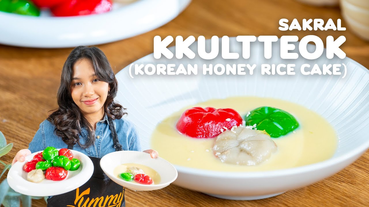 KUE BERAS KOREA YANG LAGI VIRAL, KKULTTEOK (HONEY RICE CAKE) | #SAKRAL ...