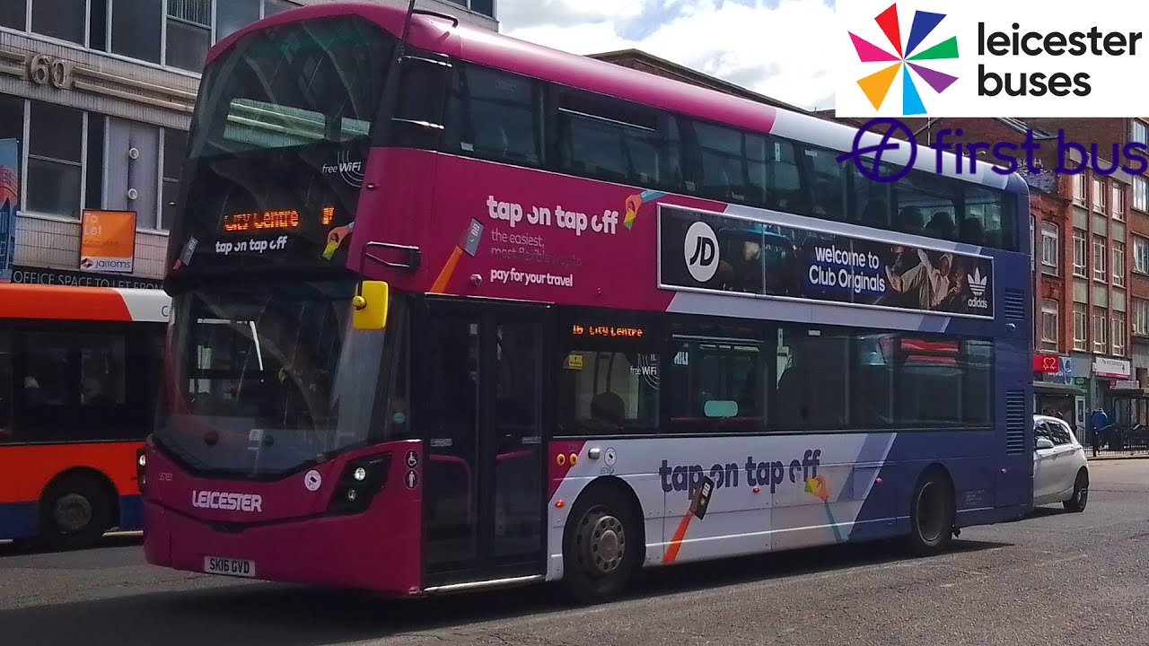 FULL ROUTE JOURNEY - First Leicester Route 16 - Leicester to General ...