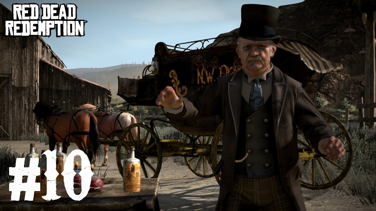 Red Dead Redemption #10 (La B*te à Dickens) - LIVE - YouTube