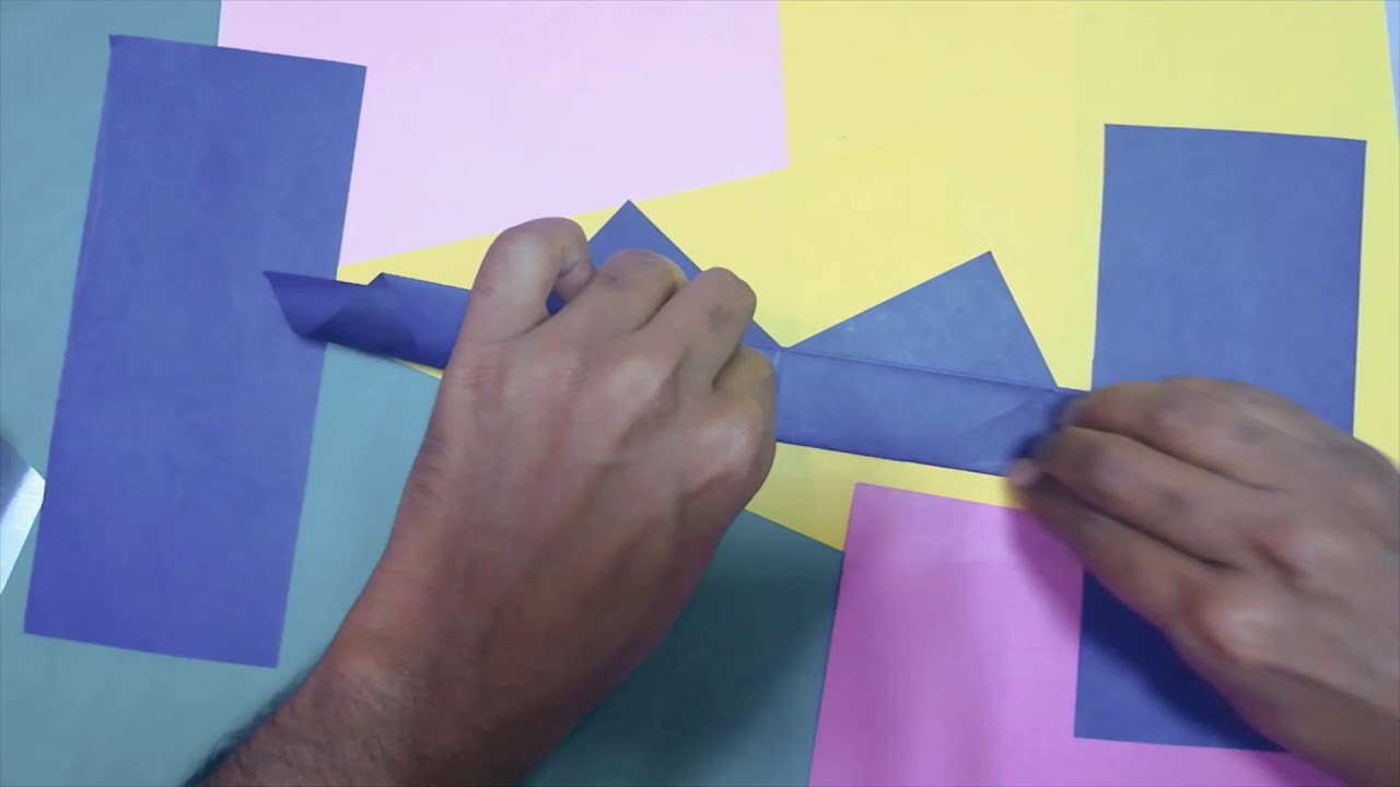 How to make a paper Goggles. Origami Goggles - YouTube